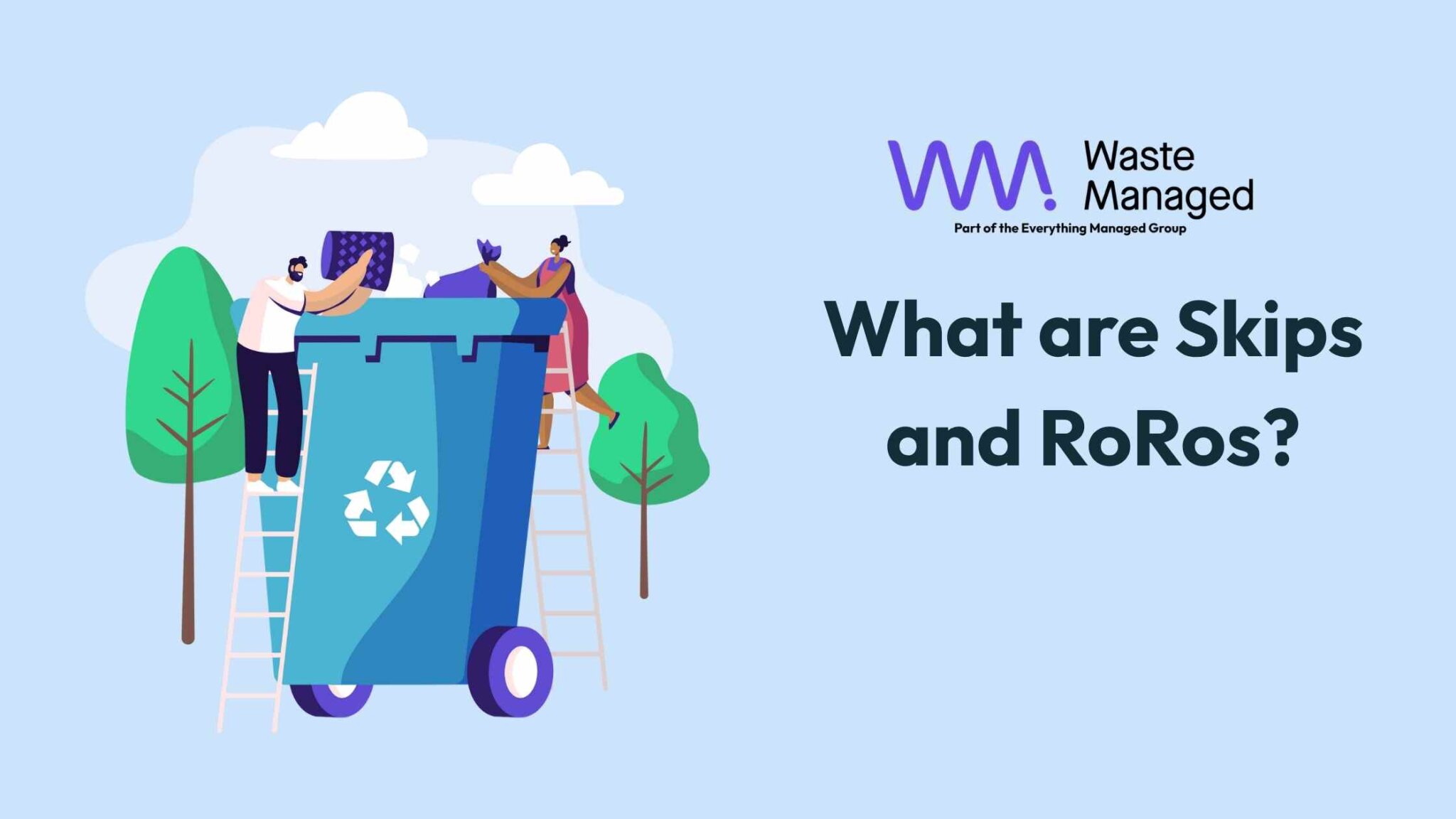 What are Skips and RoRos? | Waste Managed